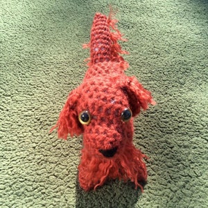 SALE! Handmade. Amigurumi. Stuffed Animal . Crocheted Red Setter. - Etsy