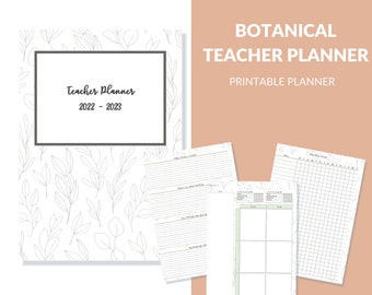 Teacher Planner 2022 2023 Printable Bundle - Etsy