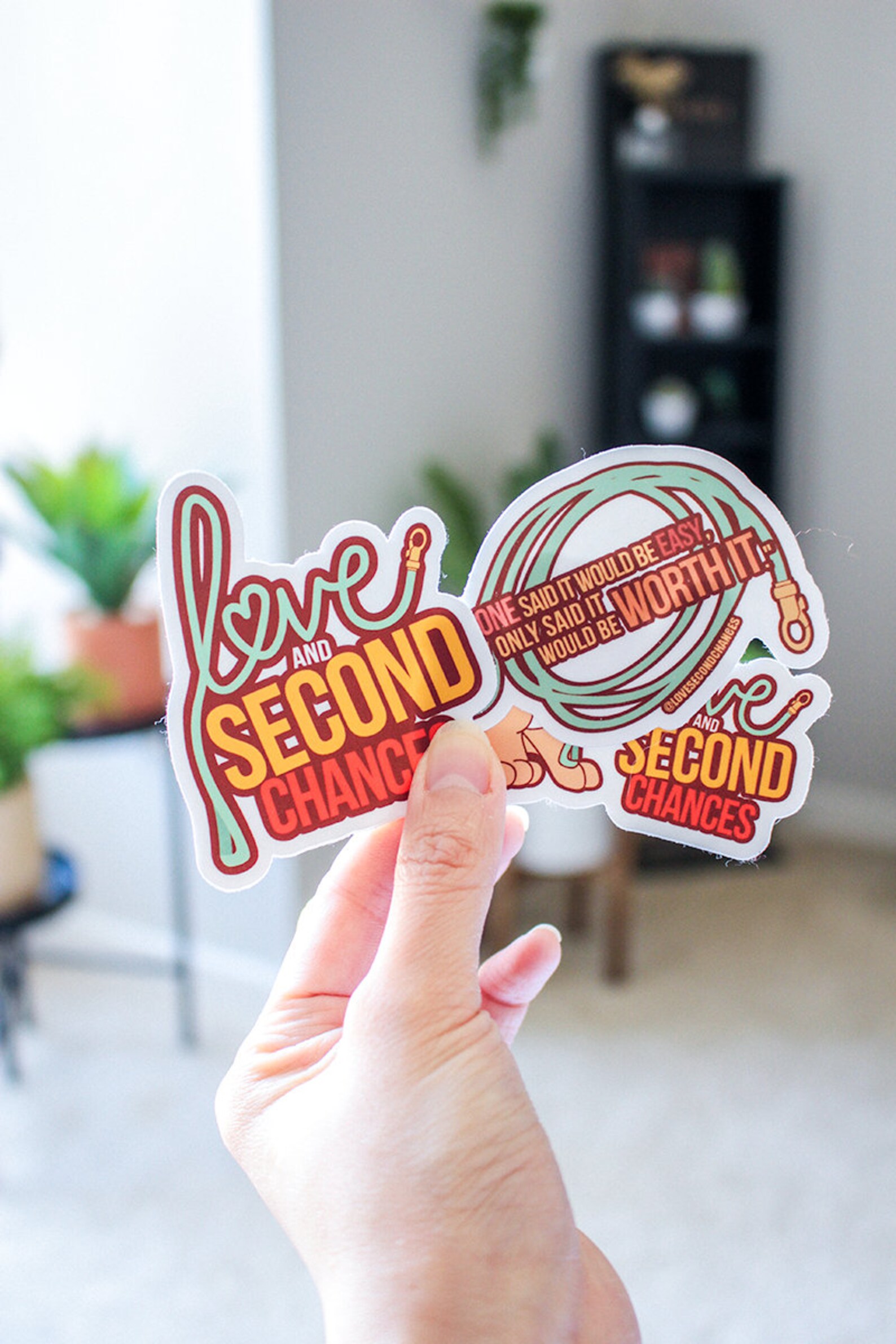 Love and Second Chances Vinyl Sticker - Etsy