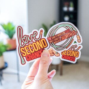 Love and Second Chances Vinyl Sticker - Etsy