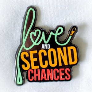 Love and Second Chances Hard Enamel Pin - Etsy