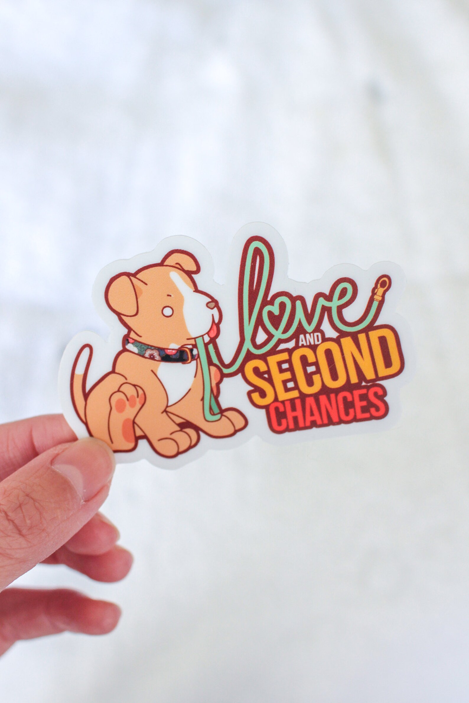 Love and Second Chances Vinyl Sticker - Etsy