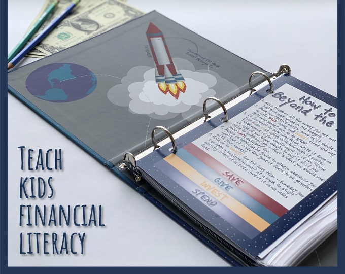 Financial Workbook for Kids, Financial Literacy, Financial Education ...