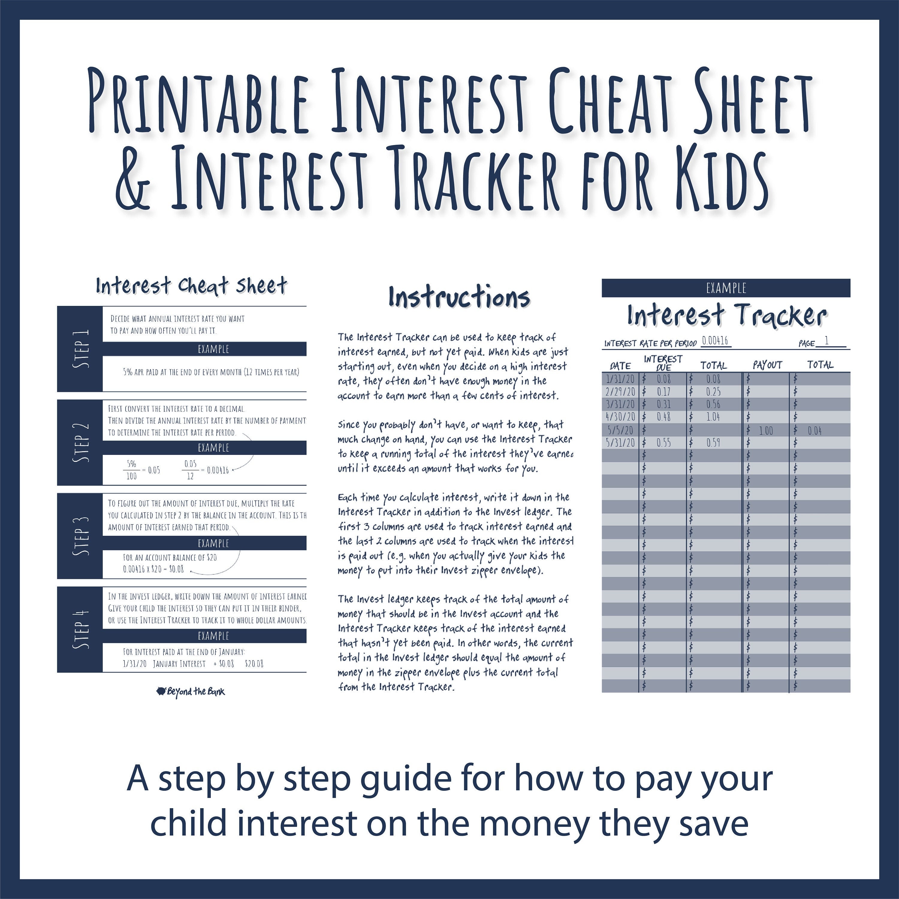 Money Management Worksheets