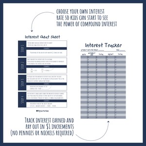 Kids Money Management PDF, Compound Interest Worksheet, Printable ...