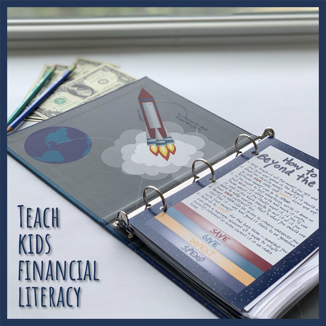 Financial Workbook for Kids, Financial Literacy, Financial Education ...