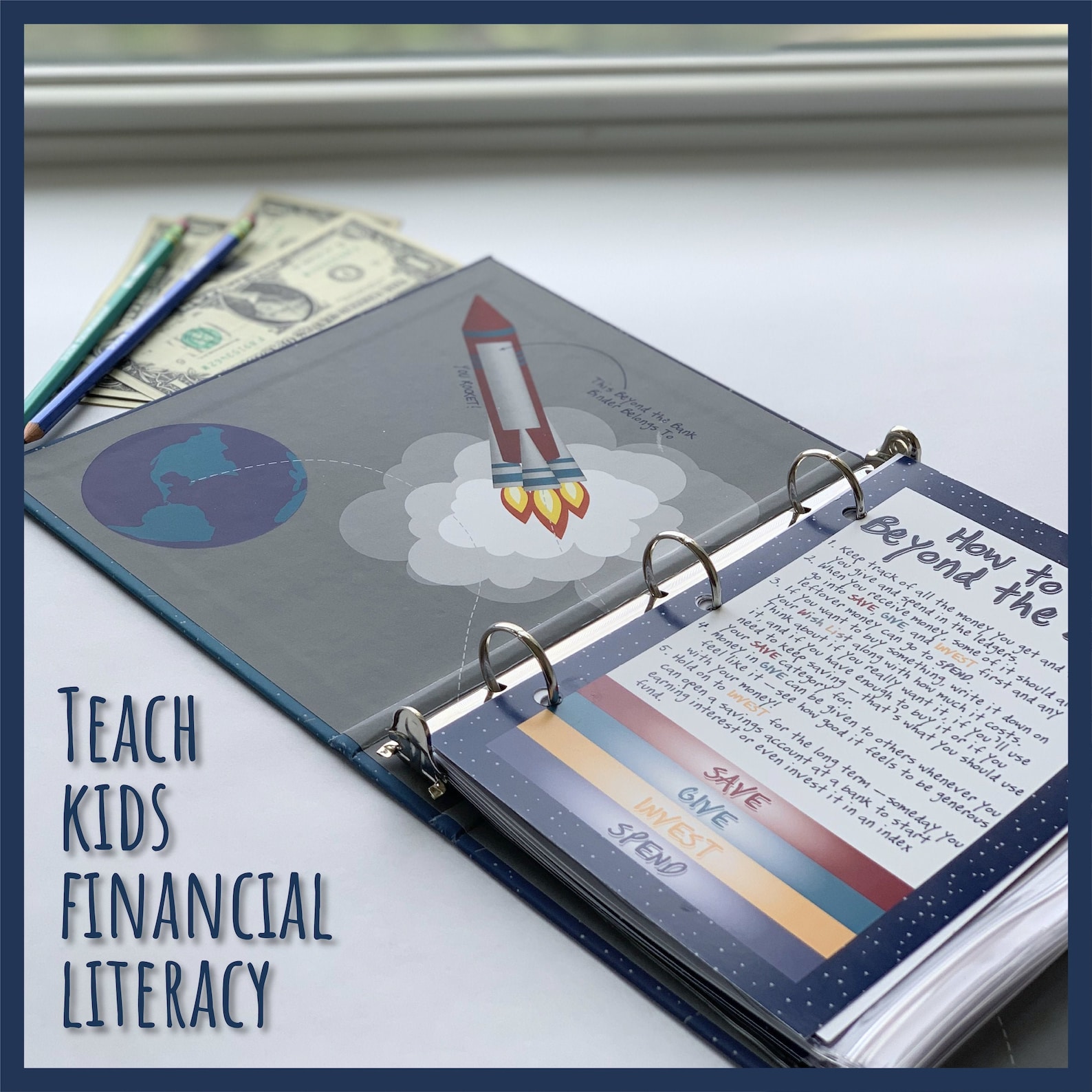 Financial Workbook for Kids, Financial Literacy, Financial Education ...