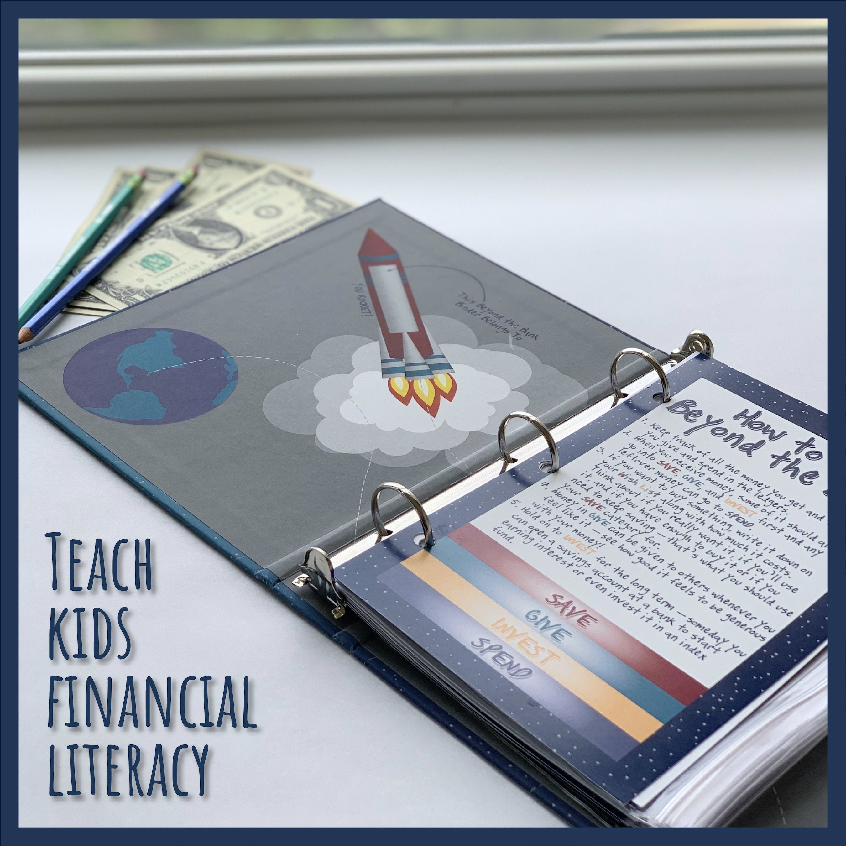 Financial Workbook for Kids, Financial Literacy, Financial Education ...
