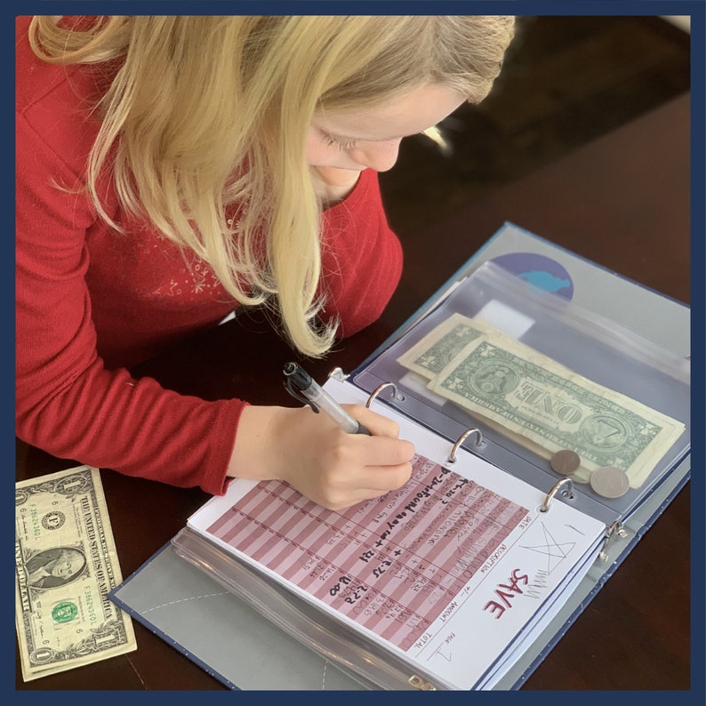 Save Share Spend System, Cash Envelopes for Kids, Money Envelopes, Bank ...