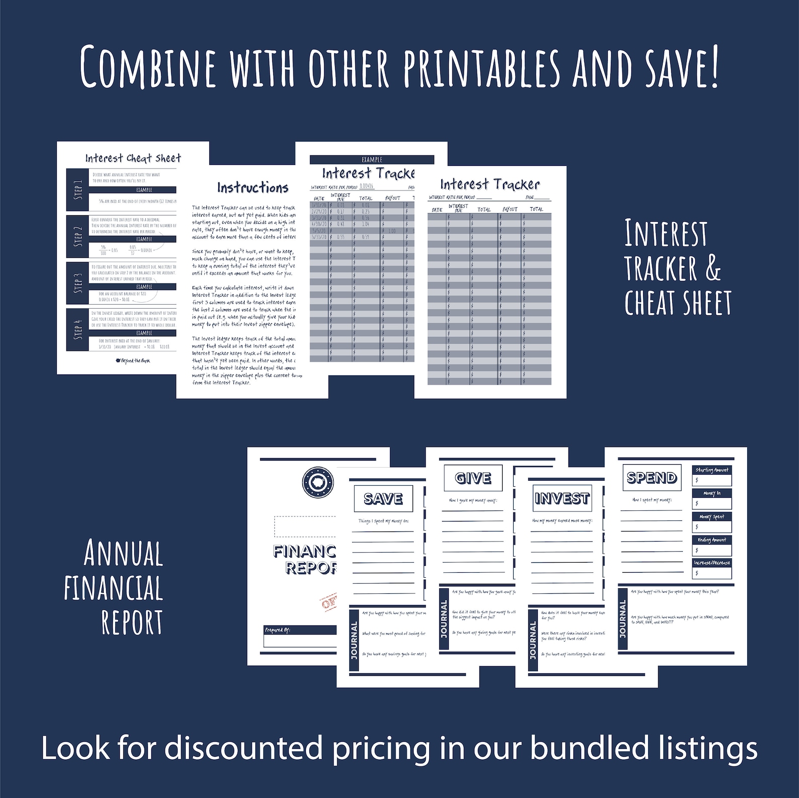 Kids Money Management Printable, Budget Binder PDF, Financial Planning ...