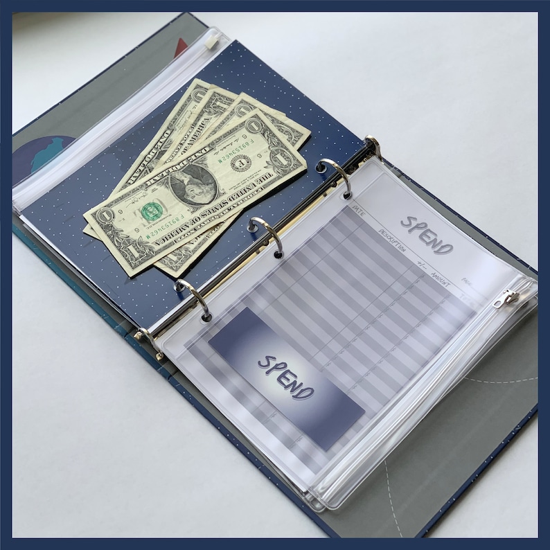 Save Share Spend System, Cash Envelopes for Kids, Money Envelopes, Bank ...