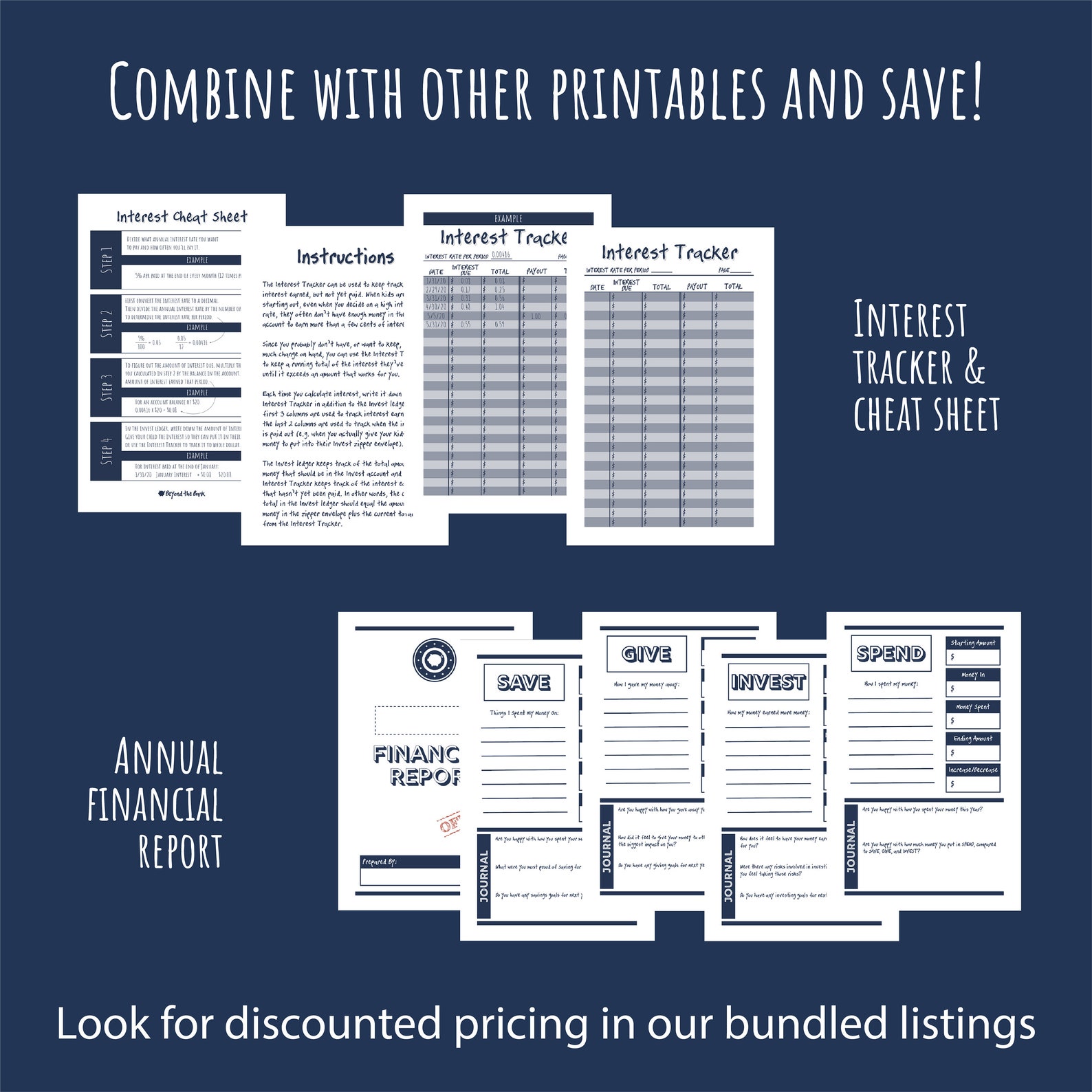 Save Share Spend Printable, Money Envelopes PDF, Save Give Spend Jar ...