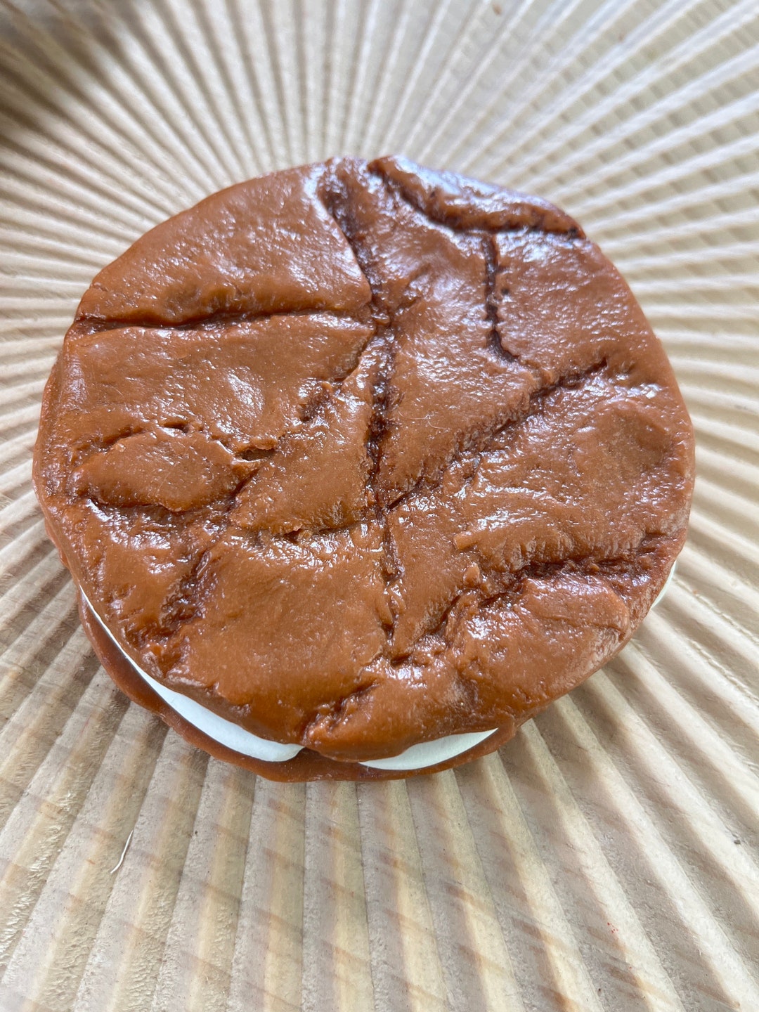 Fake Oatmeal Pie Gift Bakery Display Foodie Friends Decor Coffee ...