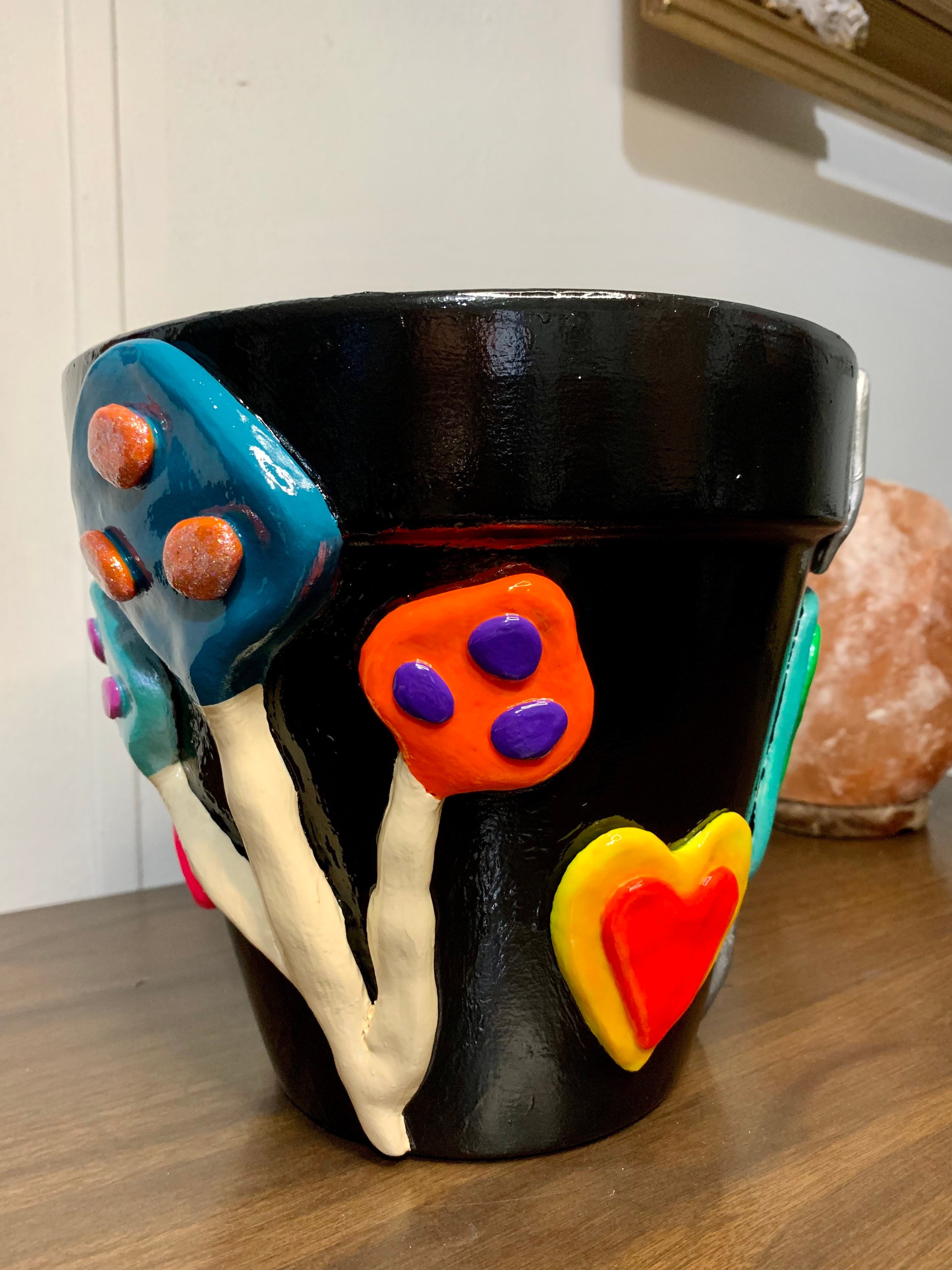 Custom 3D Made to Order 10 Inch Trippy Black Light Mushroom Alien Clay ...