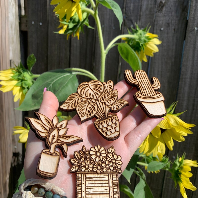 Wood Magnet Set - Etsy