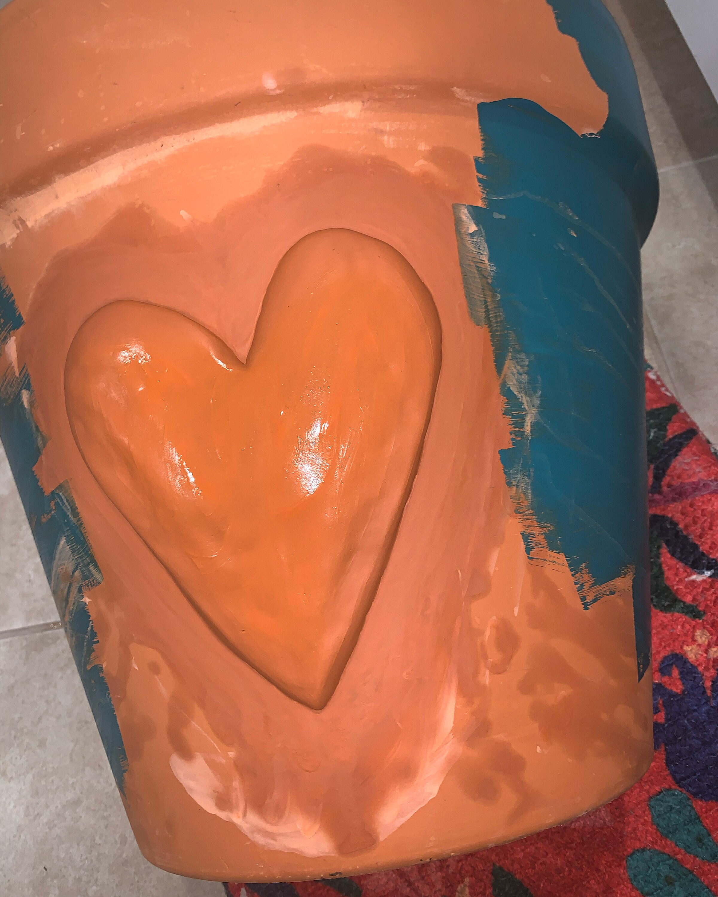 17 Inch 3D Custom Terra Cotta Heart Planter Pot With Drainage Hole - Etsy