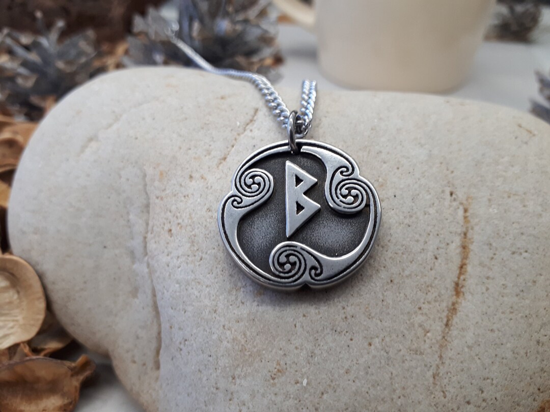 Men's Rune Necklace Viking Love Rune Necklace. Protection Amulet ...