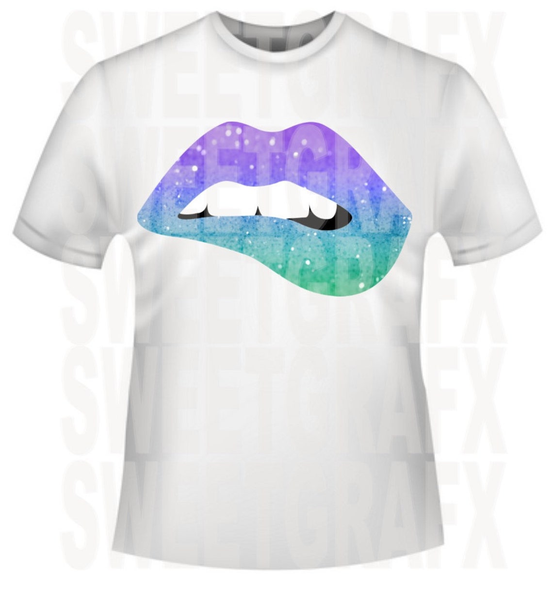 Mermaid Dripping Lips Svg Png Eps Dxf - Etsy