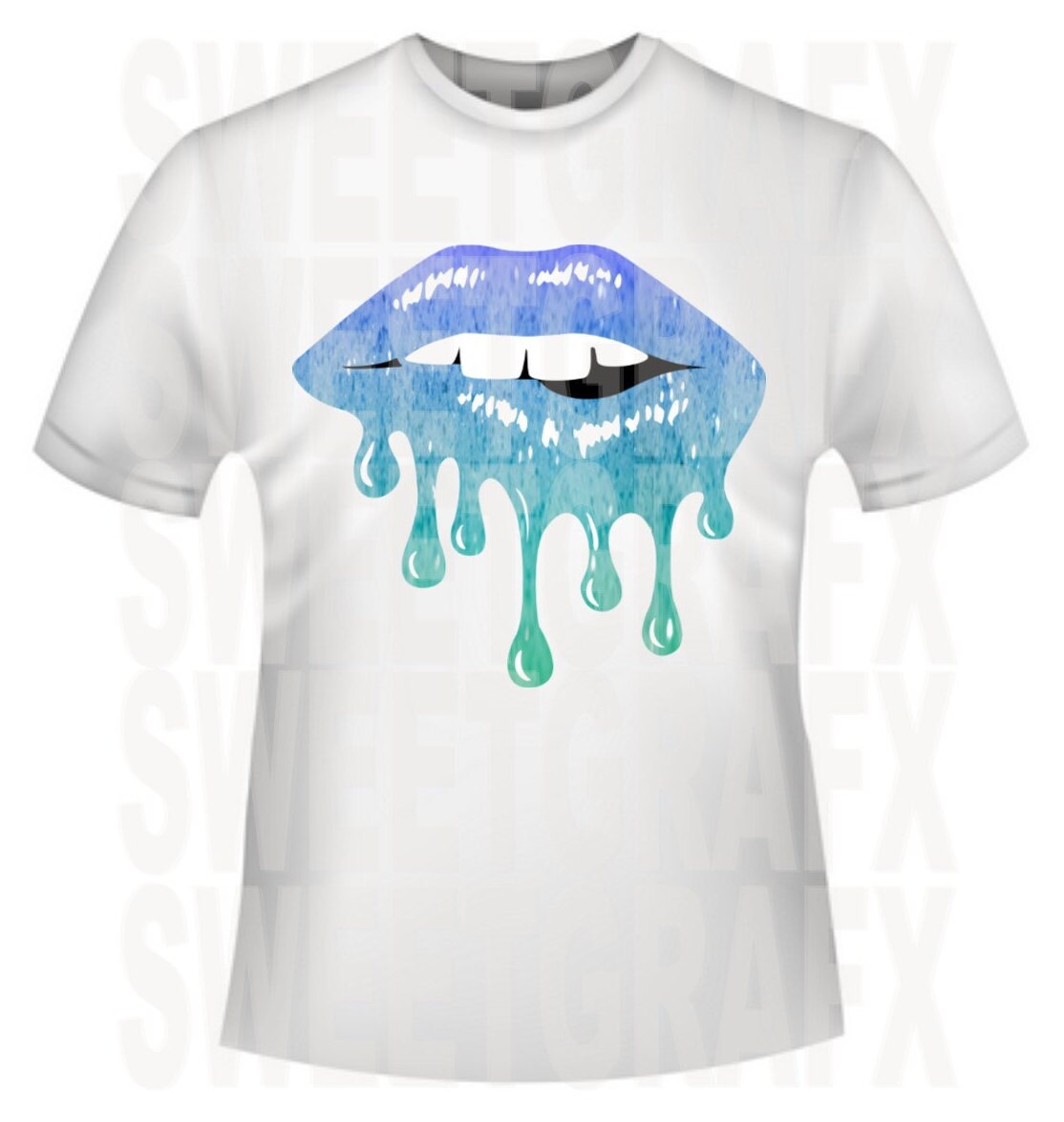Mermaid Dripping Lips Svg Png Eps Dxf - Etsy