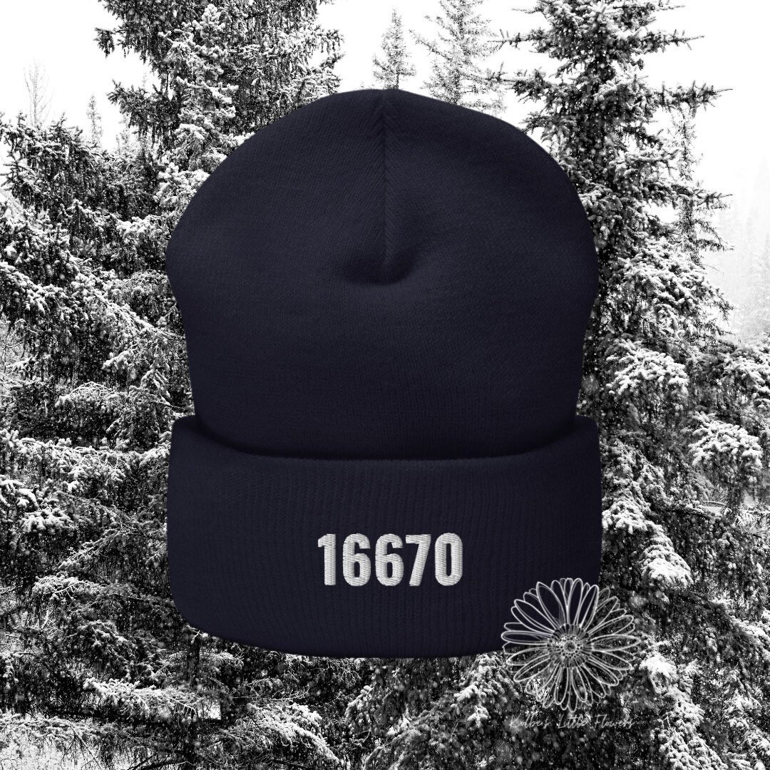 St. Max Kolbe Prison Number Cuffed Beanie, Catholic Saint Hat, Catholic ...