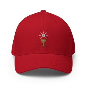 Holy Eucharist Structured Twill Cap, Catholic Hat, Priest Gift ...