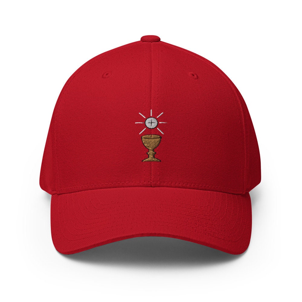 Holy Eucharist Structured Twill Cap, Catholic Hat, Priest Gift ...