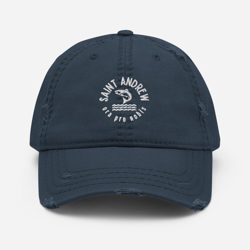 Saint Andrew Distressed Hat, St Andrew Patron of Fishermen Hat ...