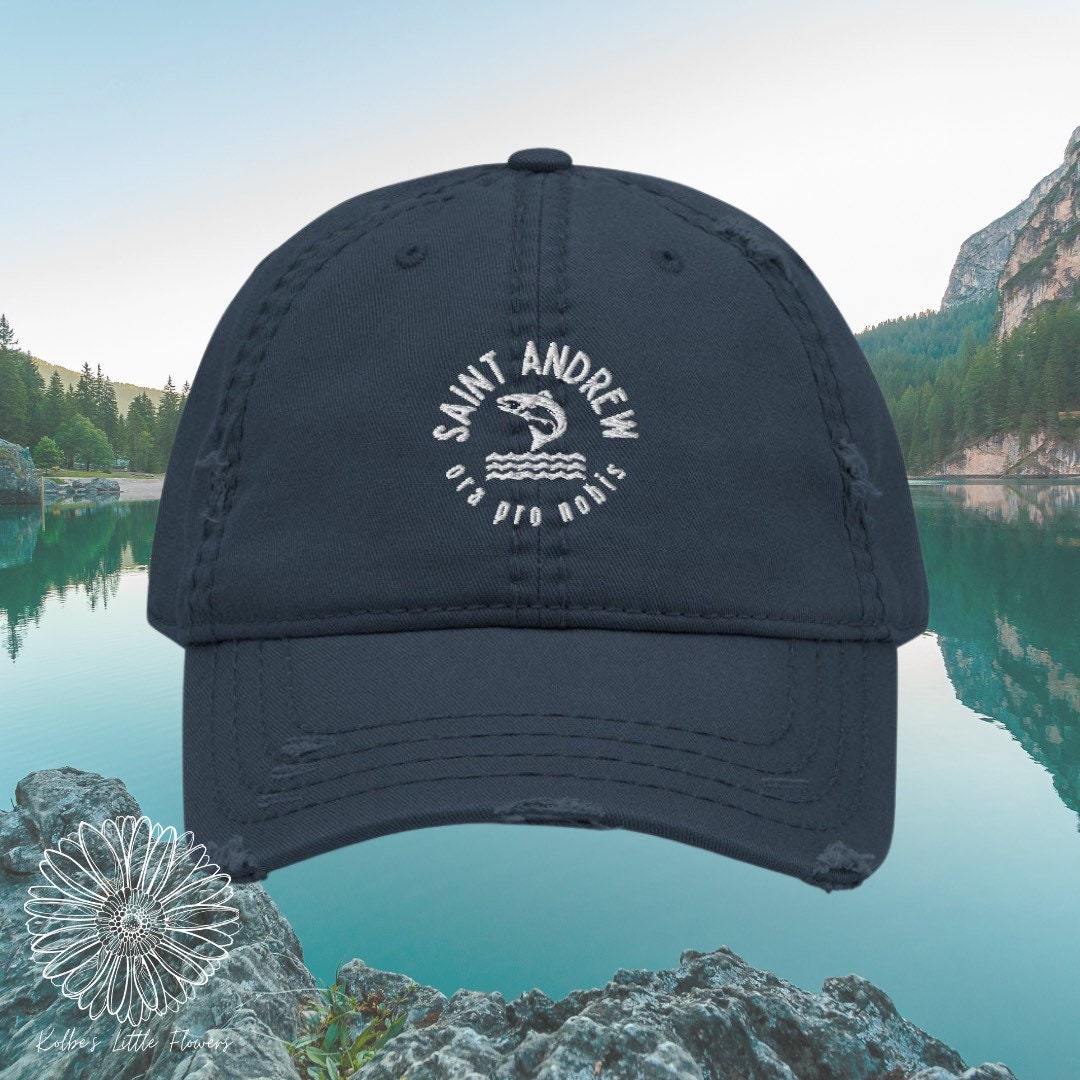 Saint Andrew Distressed Hat, St Andrew Patron of Fishermen Hat ...