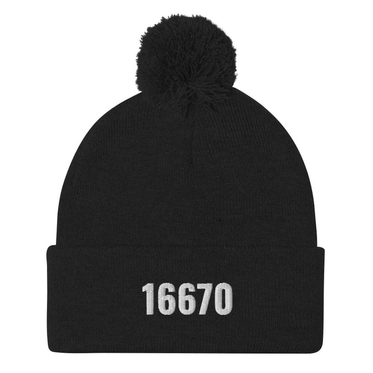 St. Max Kolbe Prison Number Pom-pom Beanie, Catholic Saint Hat ...