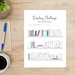 Reading Challenge Bookshelf, Bookshelf Goal Tracker, Printable Tracker ...