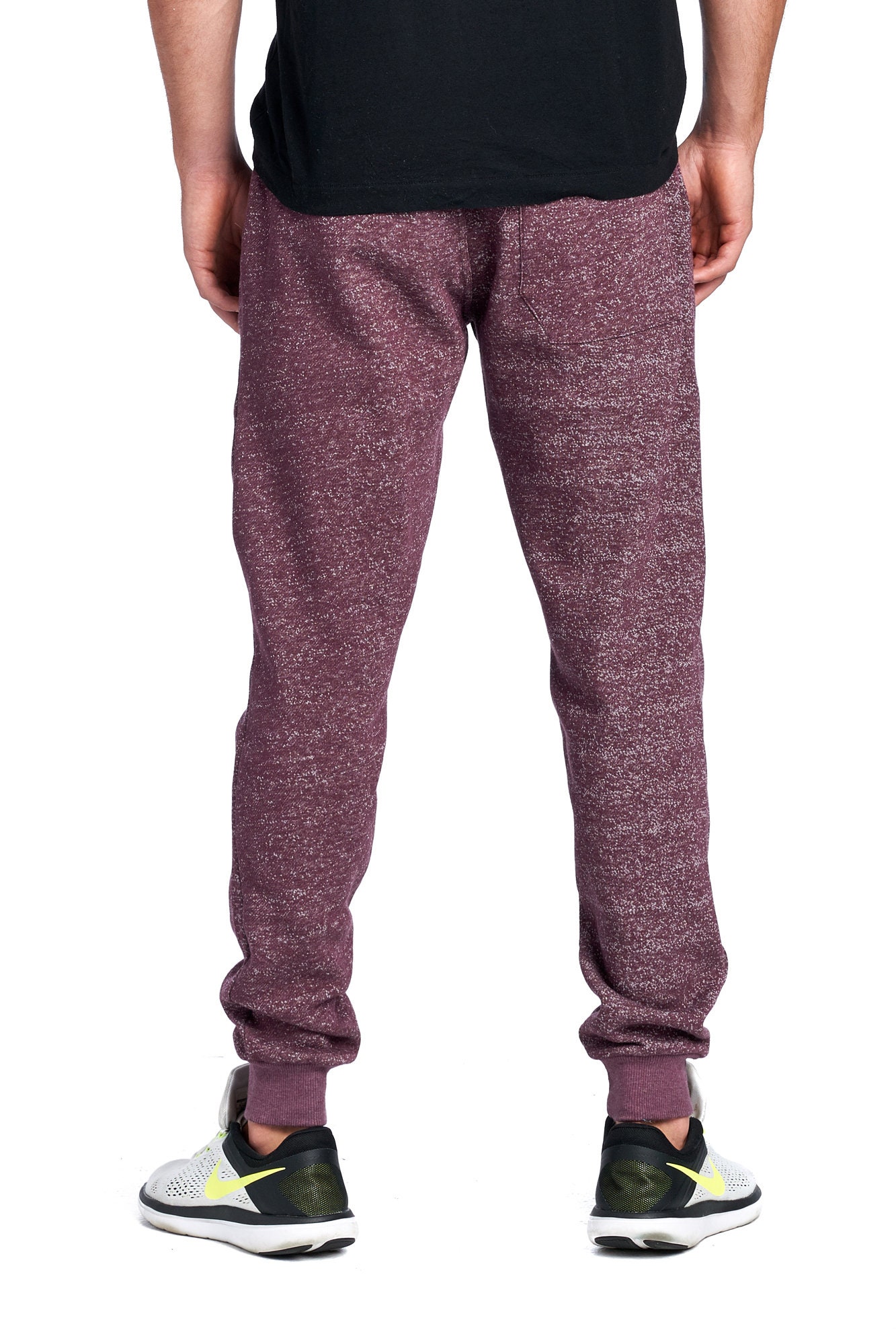 Progo Men's Casual Jogger Sweatpants Basic Fleece Marled - Etsy