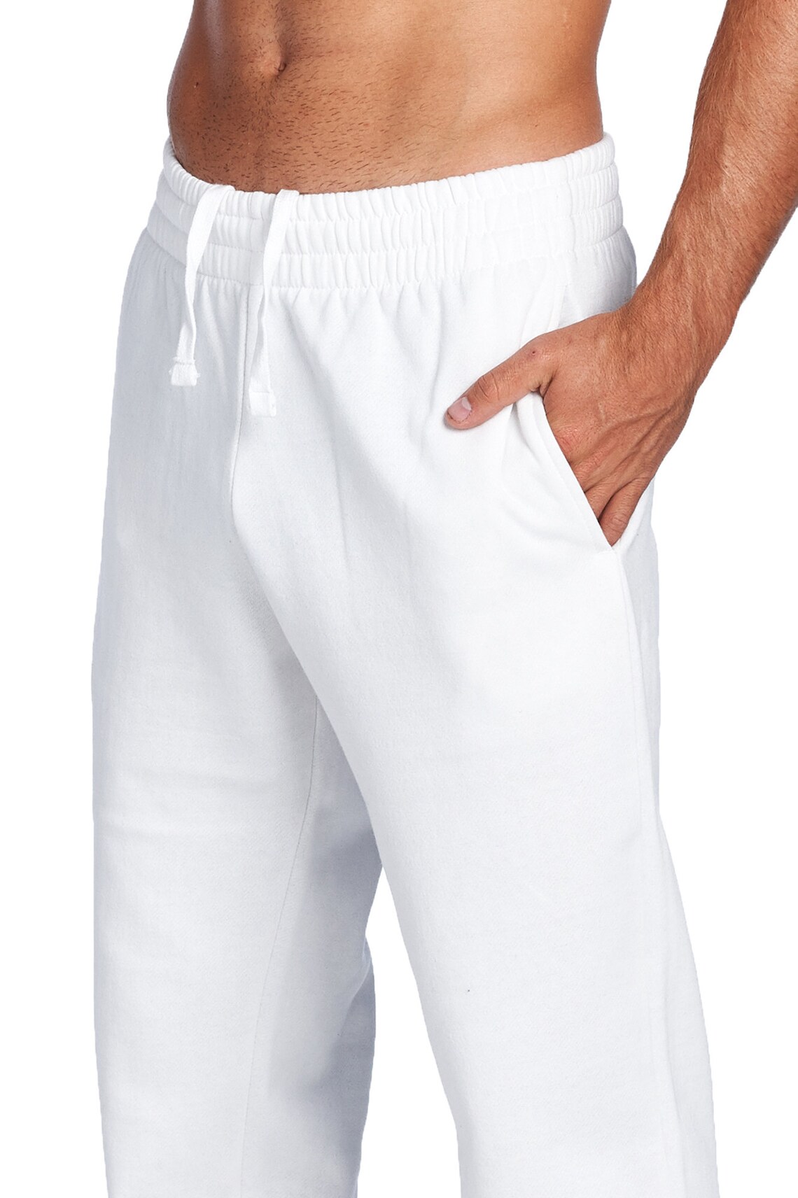 Progo Men's Closed Bottom Sweatpants Basic Fleece Pant - Etsy