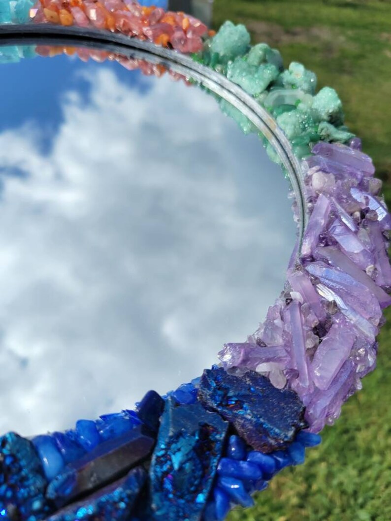 Chakras Crystal Mirror - Etsy