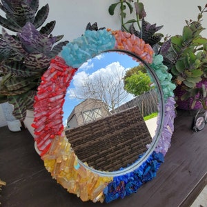 Chakras Crystal Mirror - Etsy
