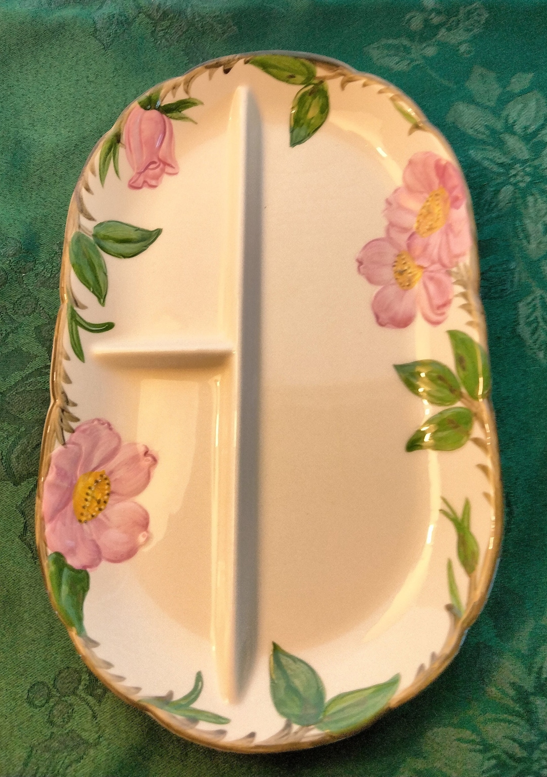 Beautiful Divided Relish Tray by Franciscan Desert Rose, Rare Find and ...