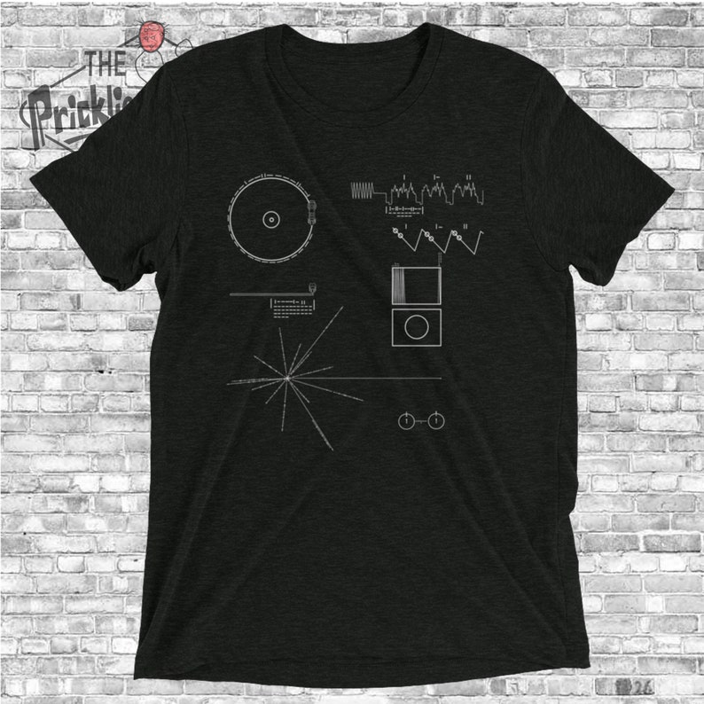 Carl Sagan Voyager Golden Record Shirt | Carl Sagan Shirt, Science T ...