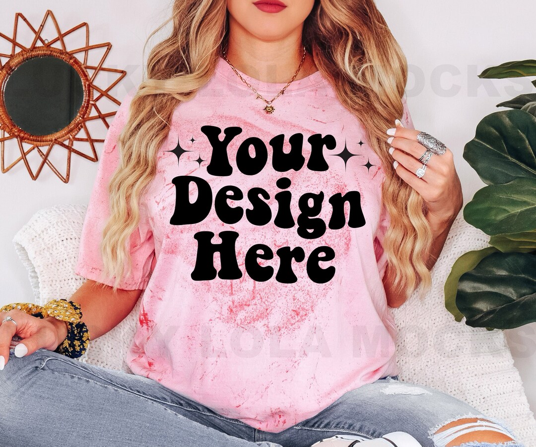 Comfort Colors 1745 Clay Mockup, Comfort Colors Clay, Color Blast ...