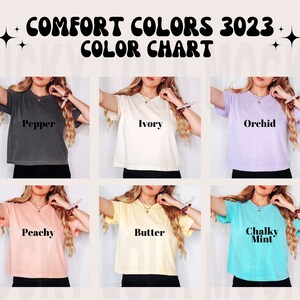 Comfort Colors 3023cl Color Chart, 3023 Color Chart, Comfort Colors ...