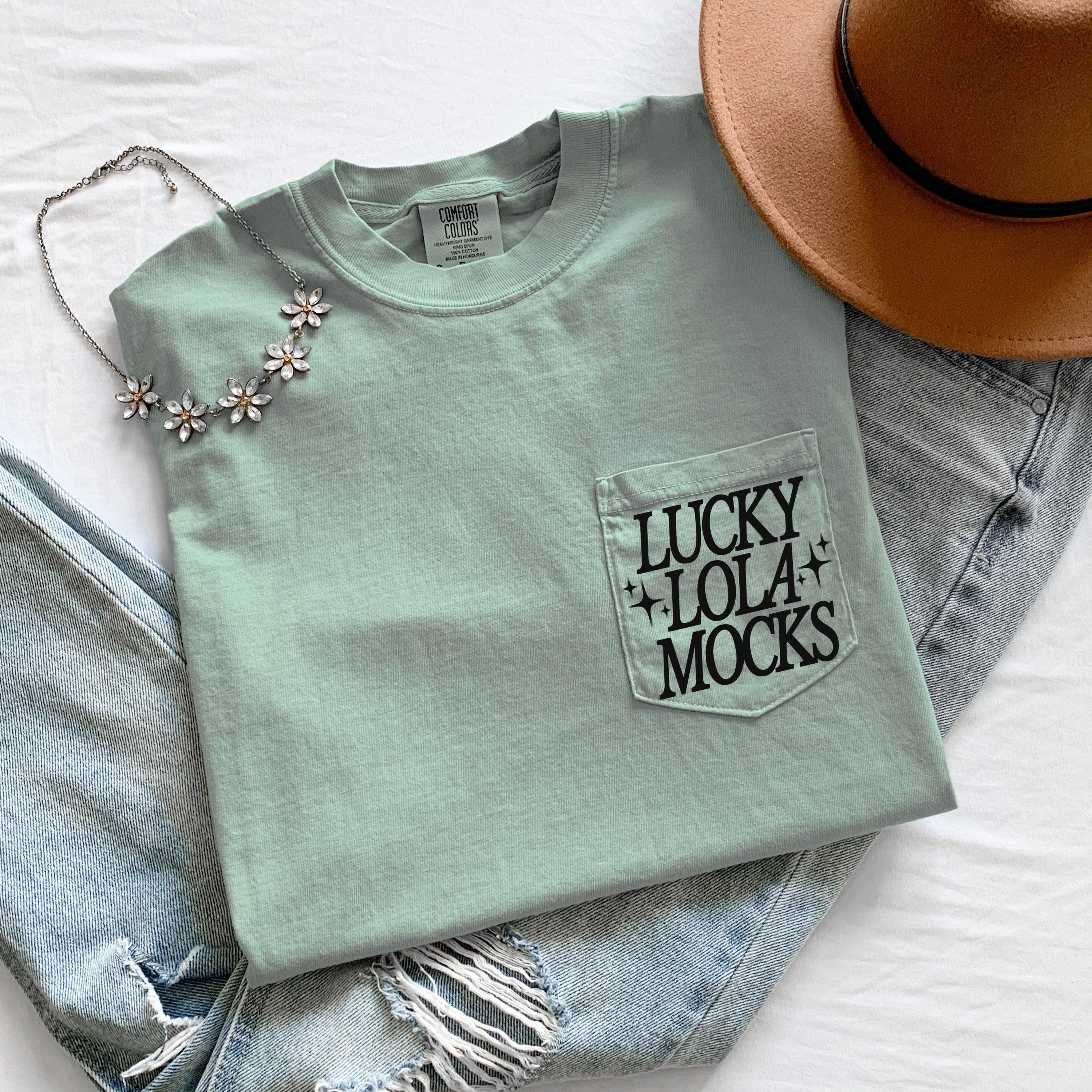 Comfort Colors 6030 Bay Pocket Tee Mockup, Pocket T-shirt Mockup, 6030 ...