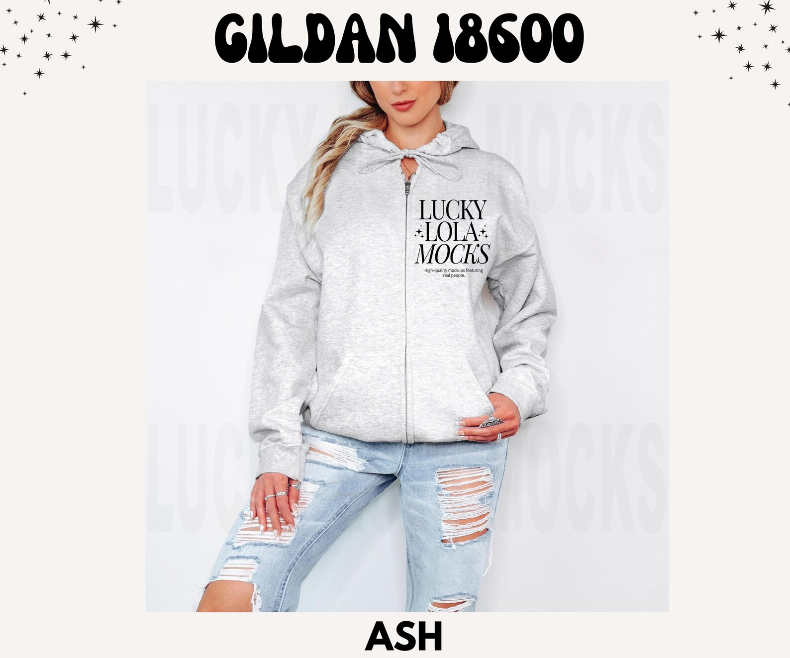 Gildan 18600 Mockup Bundle, 18600 Mockup, Gildan Zip Hoodie Mockup ...