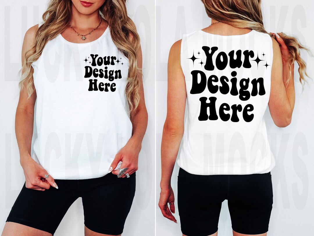 Comfort Colors 9360 White Mockup, Comfort Colors Tank Mockup, 9360 ...
