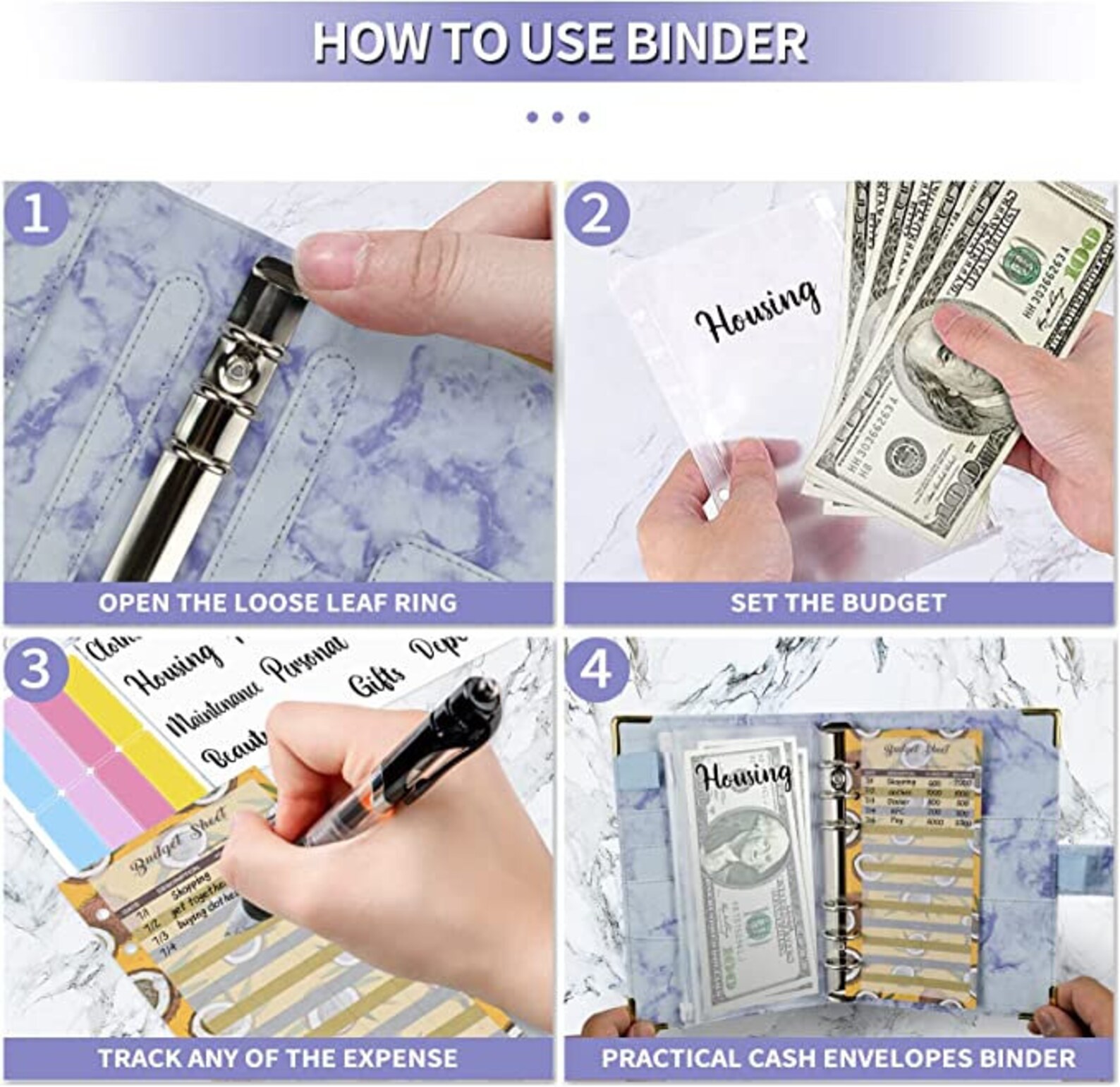 Luxury Budget Binder Complete Set - Etsy
