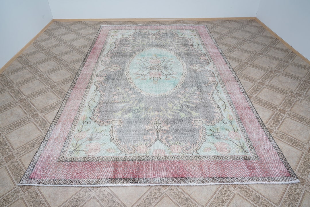 7x11 Area Rug,muted Large Rug,oversize Vintage Rug,large Turkish Rug ...