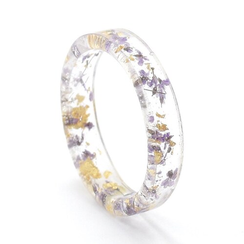 Fine Resin Ring Inspired by Nature Crystal Resin Blues - Etsy