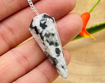 Rainbow Moonstone Faceted Pendulum Divination Tool Reiki Wicca Earthegy ...