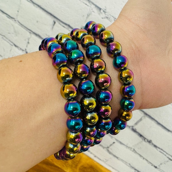 Hematite Bracelet Etsy