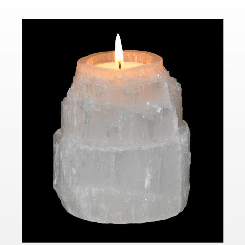 Crystal Light Candle Holder - Etsy