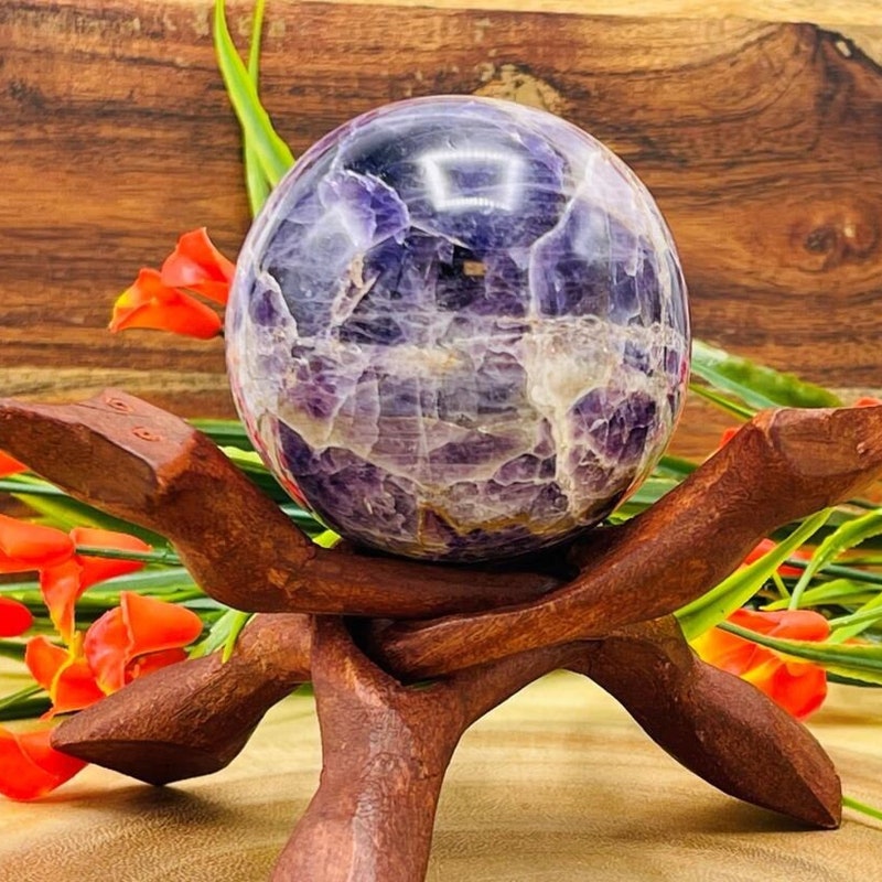 50 Mm Amethyst Sphere - Etsy