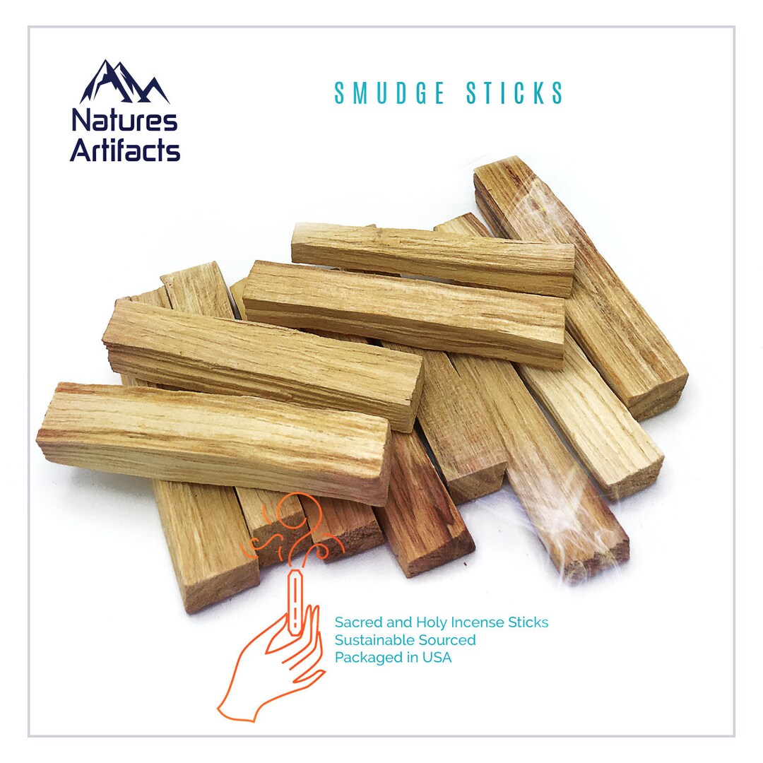 Sacred Palo Santo Wood Smudge Bundles Incense Sticks, Pack of 12 - Etsy
