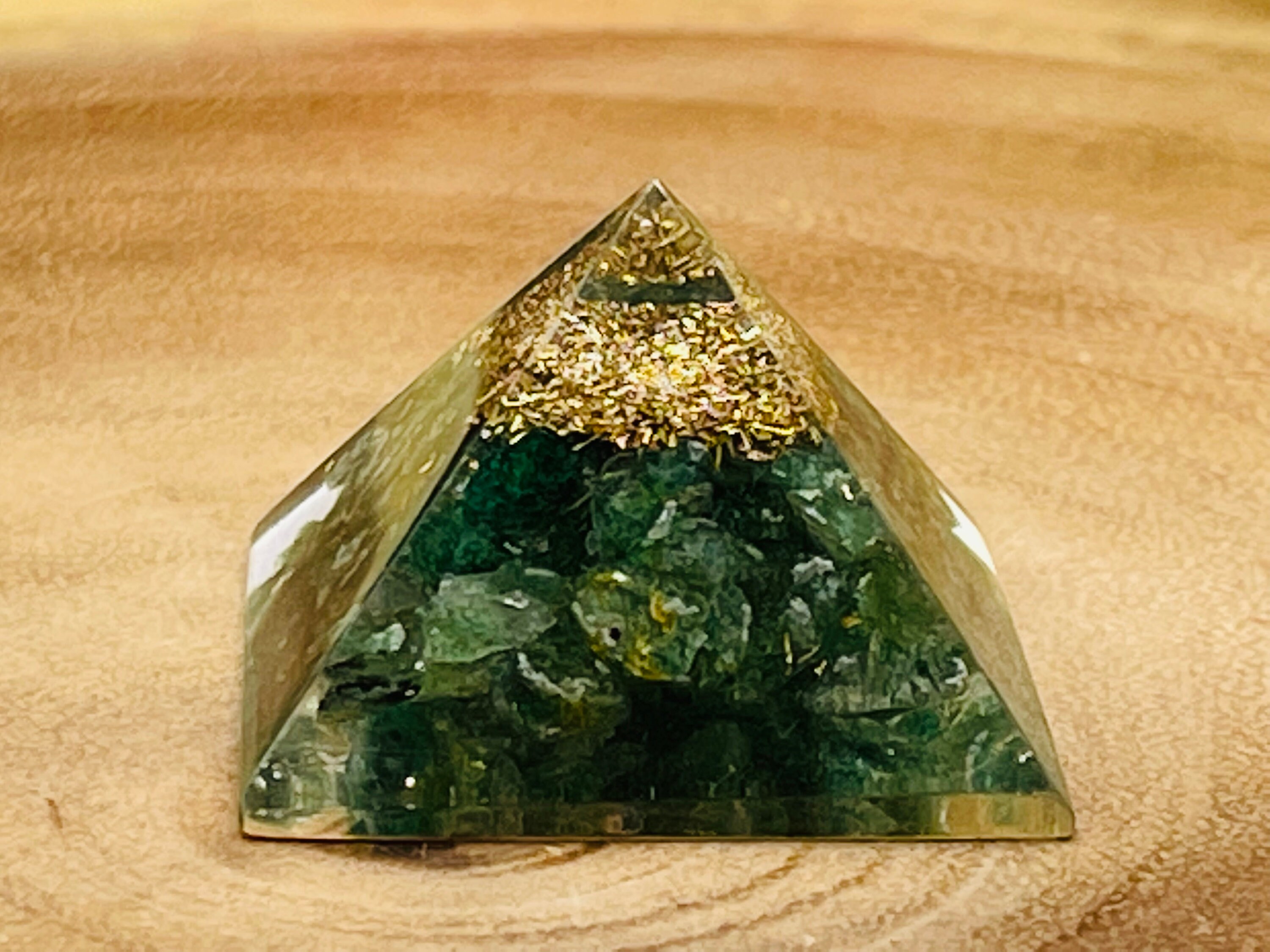 7 Chakra Orgone Pyramid Stone Set Chakra Healing Pyramid - Etsy